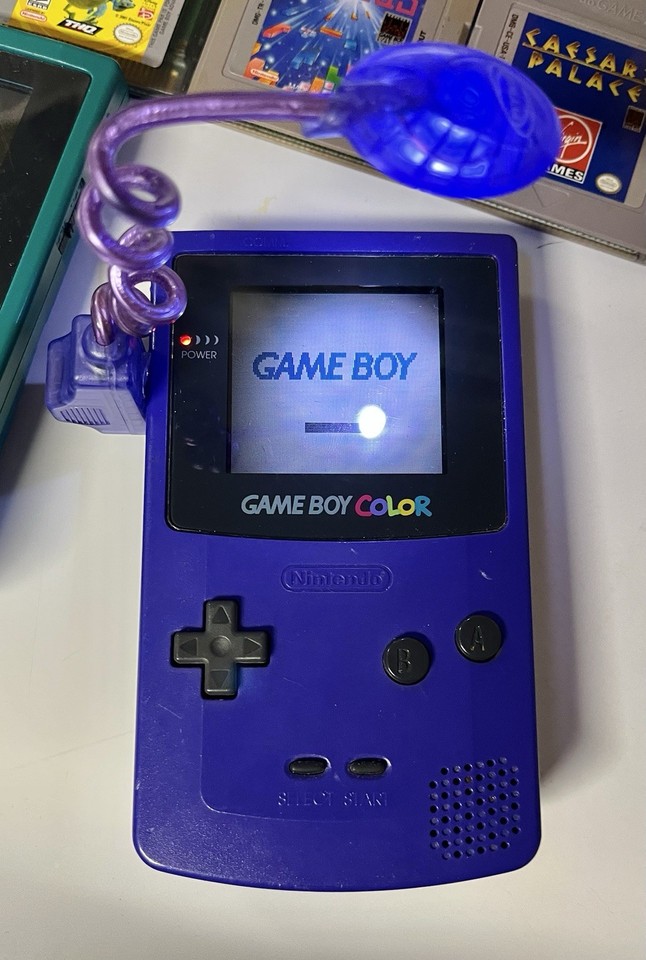 2 Game Boy Color Consoles & 9 Games Lot/ Bundle.Tested And All In ...