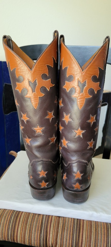Caboots Men’s Size 11D Twilight Star Inlay Cowboy Boots – All Leather ...
