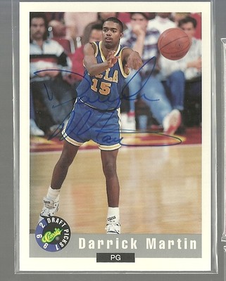 1992 Classic Draft - DARRICK MARTIN - Autograph Rookie - UCLA BRUINS ...