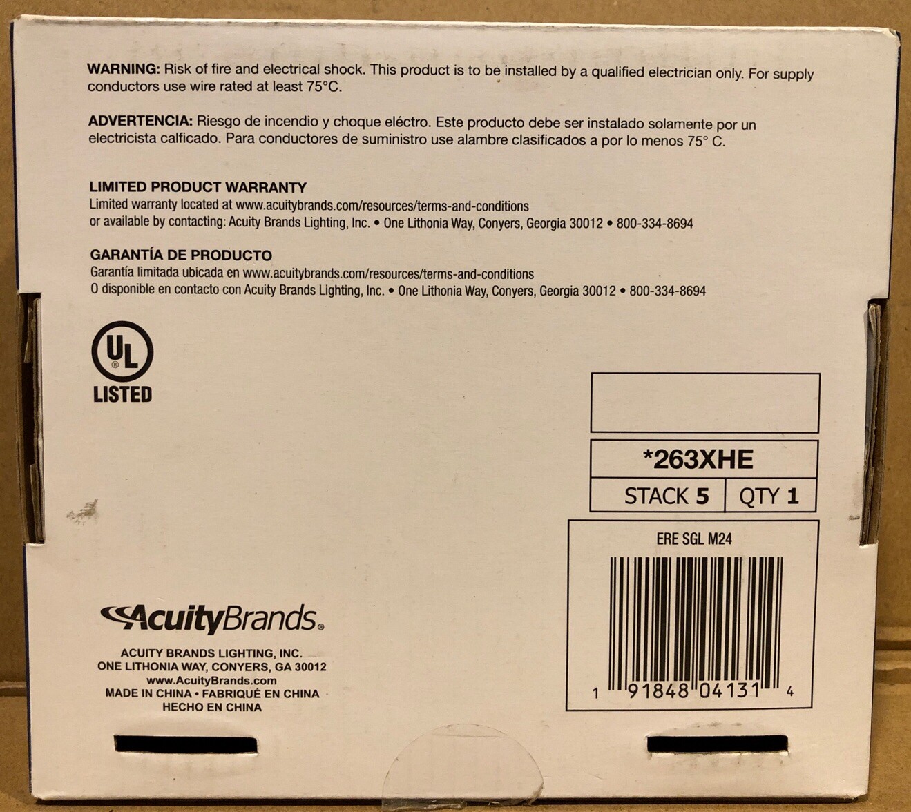 LITHONIA LIGHTING Remote Head,5-1/2" L,1 Lamp,LED,3.6V, ERE W SGL RD ...