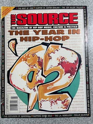 The Source Magazine ~ January 1993 ~ #40 1992 Year In Review | eBay