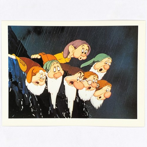 Snow White and the Seven Dwarfs Postcard Prince Disney Grumpy Dopey Doc ...