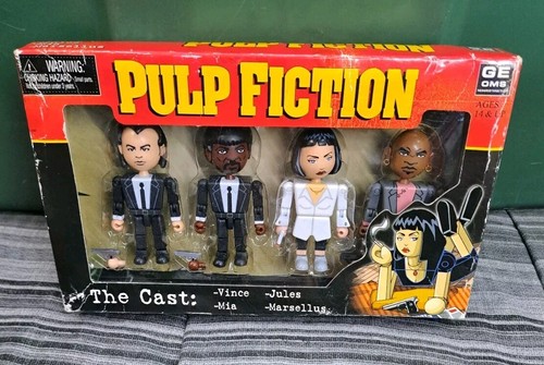 NECA Pulp Fiction Geomes The Cast Mini Figure 4-Pack Brand New In Box ...