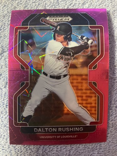 Dalton Rushing Louisville RC 2022 Panini Prizm Draft Picks Pink ...
