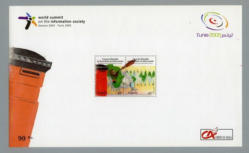Angola 2005 - World Summit Information Society - Tunis - S/S MNH Sc ...