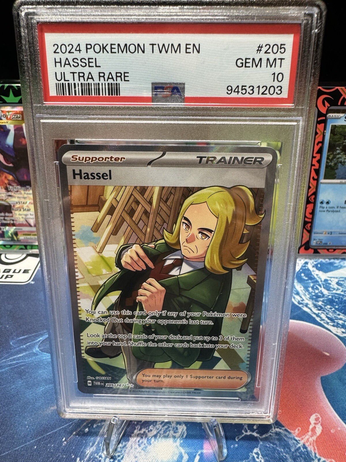 2024 Pokémon Twilight Masquerade Hassel #205 Ultra Rare PSA 10 | eBay