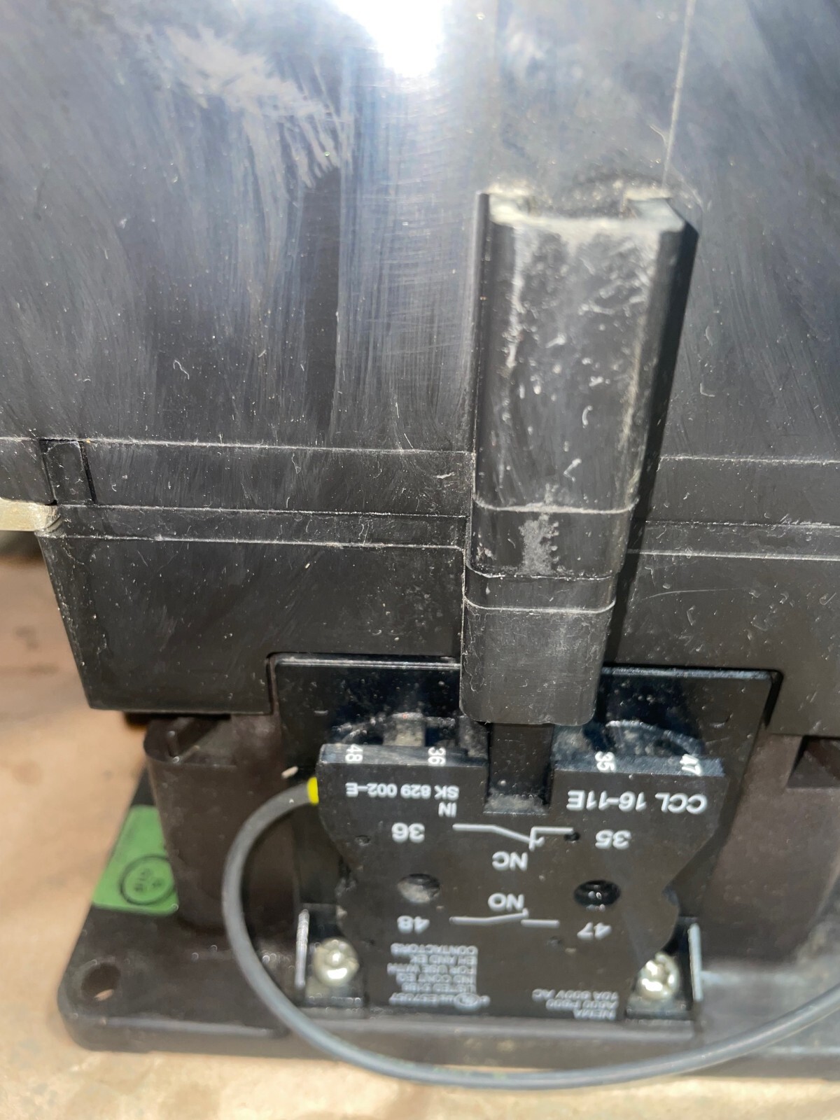 ABB EH300, 350 Amp, 600 Volt, 3P Contactor with 24 VDC Coil SK 826-401 ...