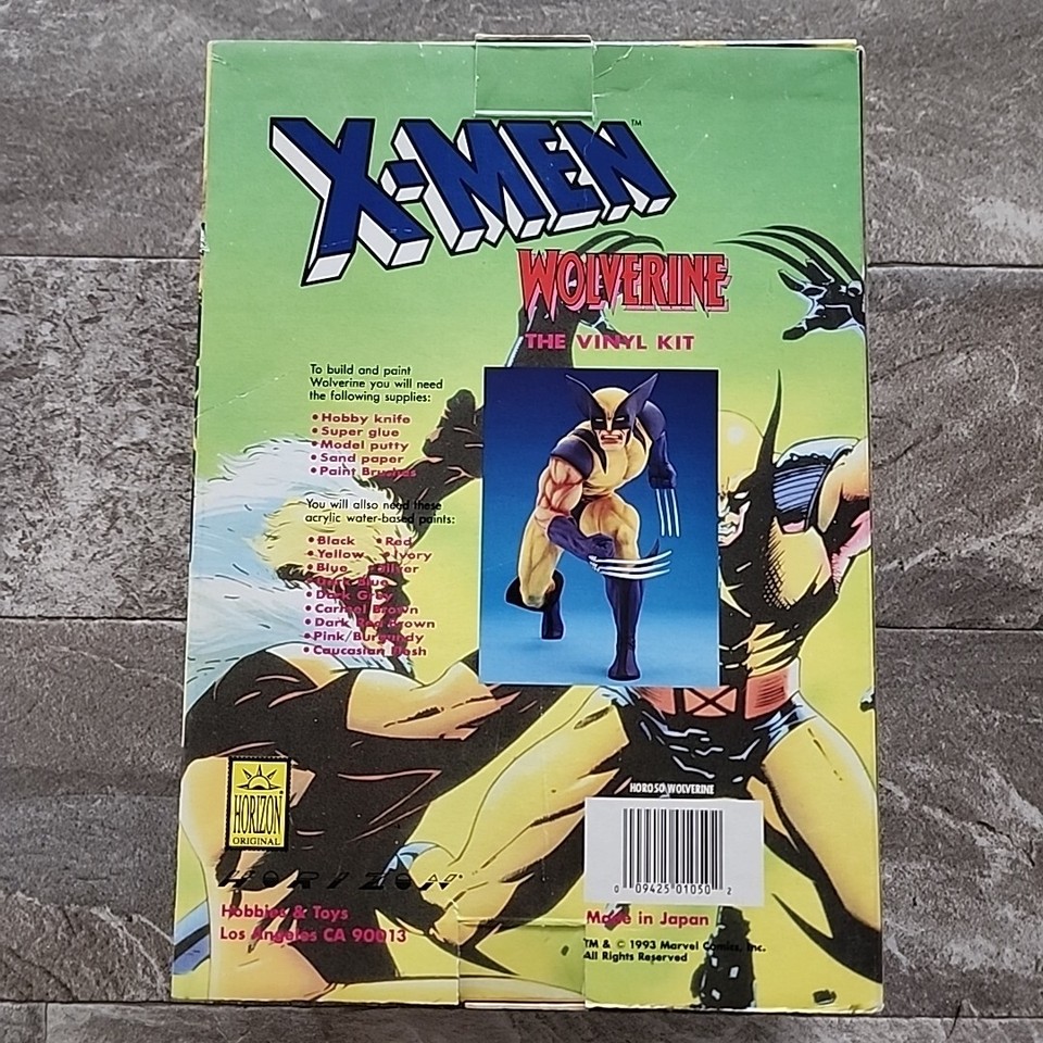 1993 Horizon Original X-Men Wolverine Vinyl Model Kit 1:6 Scale New in ...