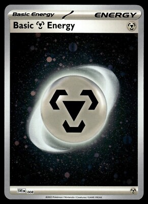Basic Metal Energy Holo NM 008 Scarlet & Violet 151 Pokemon Card | eBay