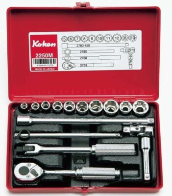 KOKEN 1/4" SOCKET WRENCH SET 16pcs 2250M DIY tool JAPAN | eBay