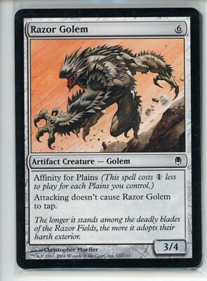 RAZOR GOLEM Darksteel #137 DST(NM)(MTG) | eBay