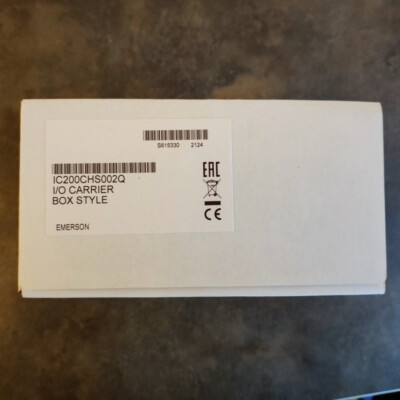 GE Emerson Versamax I/O Carrier Box style IC200CHS002 Q, New sealed in ...
