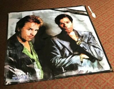 Miami Vice Leinen Banner Tv Serien Poster Figur Model Schild Anzug Film ...