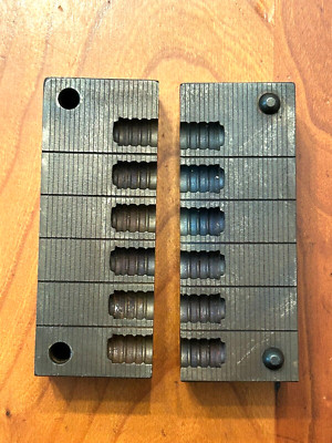 HENSLEY & GIBBS 6 CAVITY #50 BULLET MOLD MOULD BLOCKS ONLY VINTAGE | eBay
