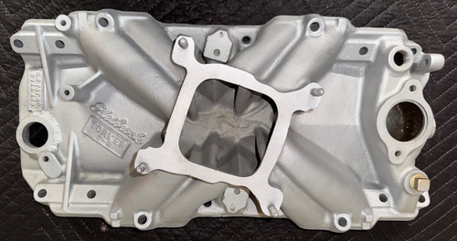 Edelbrock 2745 Torker 2r Big Block Chevy Square Port Intake Manifold ...