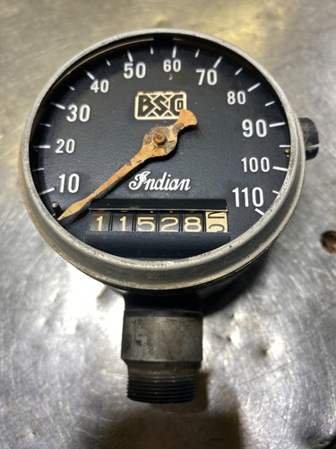 INDIAN MOTORCYCLE ORIGINAL CHIEF CORBIN BSC SPEEDOMETER, 1952-53 | eBay