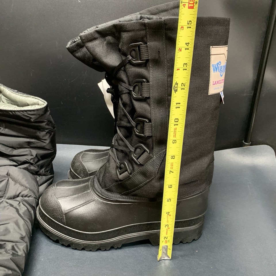 Wiggy's Pac Boots Winter Snow Lamilite Insulated Black Men’s Size 10 ...