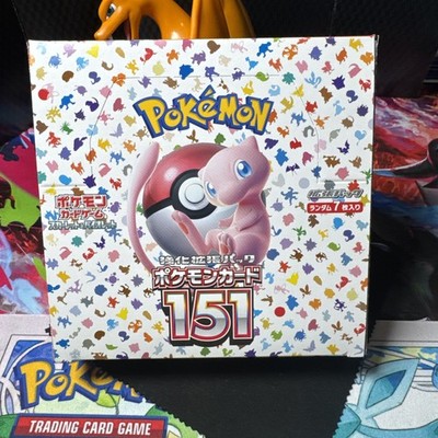 Pokemon TCG - Japanese 151 Booster Box - NEW/Factory Sealed - No Shrink ...