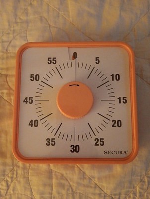 Visual Countdown Timer, 60 Minute, Oversize, Classroom, Mechanical ...