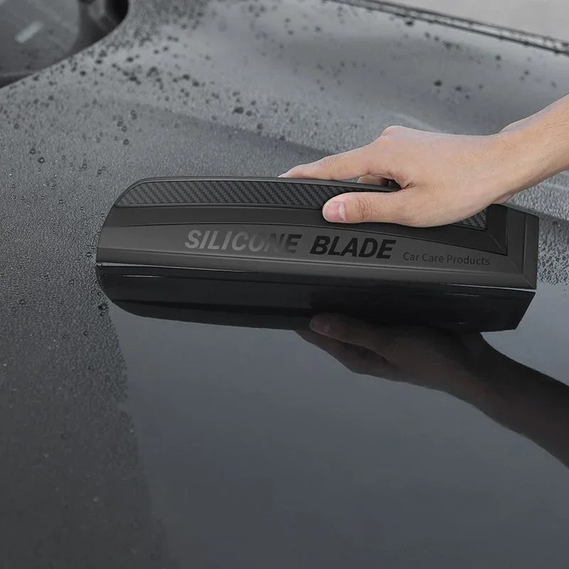 Non-Scratch Silicone Car Window Squeegee Wiper Blade Water Drying ...