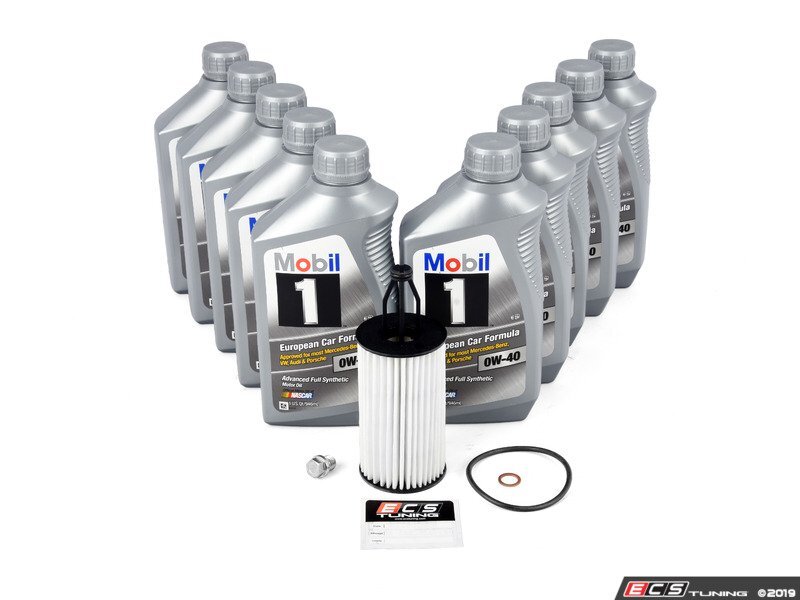 Assembled By ECS - Mercedes-Benz V8 M278 Oil Change Kit - 0w-40 ...