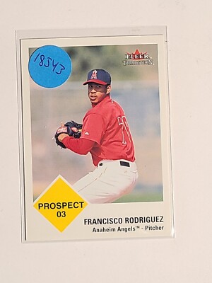 FRANCISCO RODRIGUEZ 2003 FLEER TRADITION BASEBALL CARD # 433 | eBay