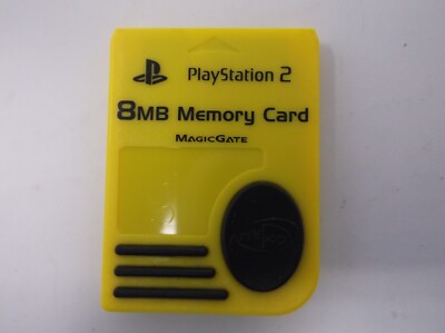 Nyko 8MB Memory Card Yellow PS-80516 for Sony PlayStation 2 | eBay
