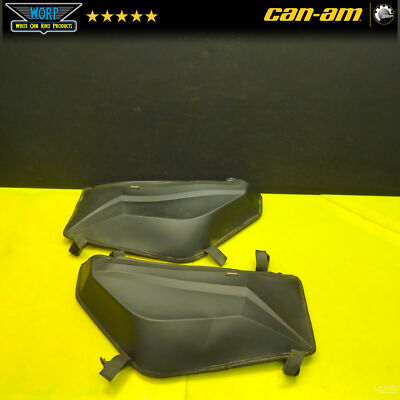 2017-23 CAN AM MAVERICK X3 FRONT QUARTER DOOR BAGS STORAGE GENUINE OEM ...