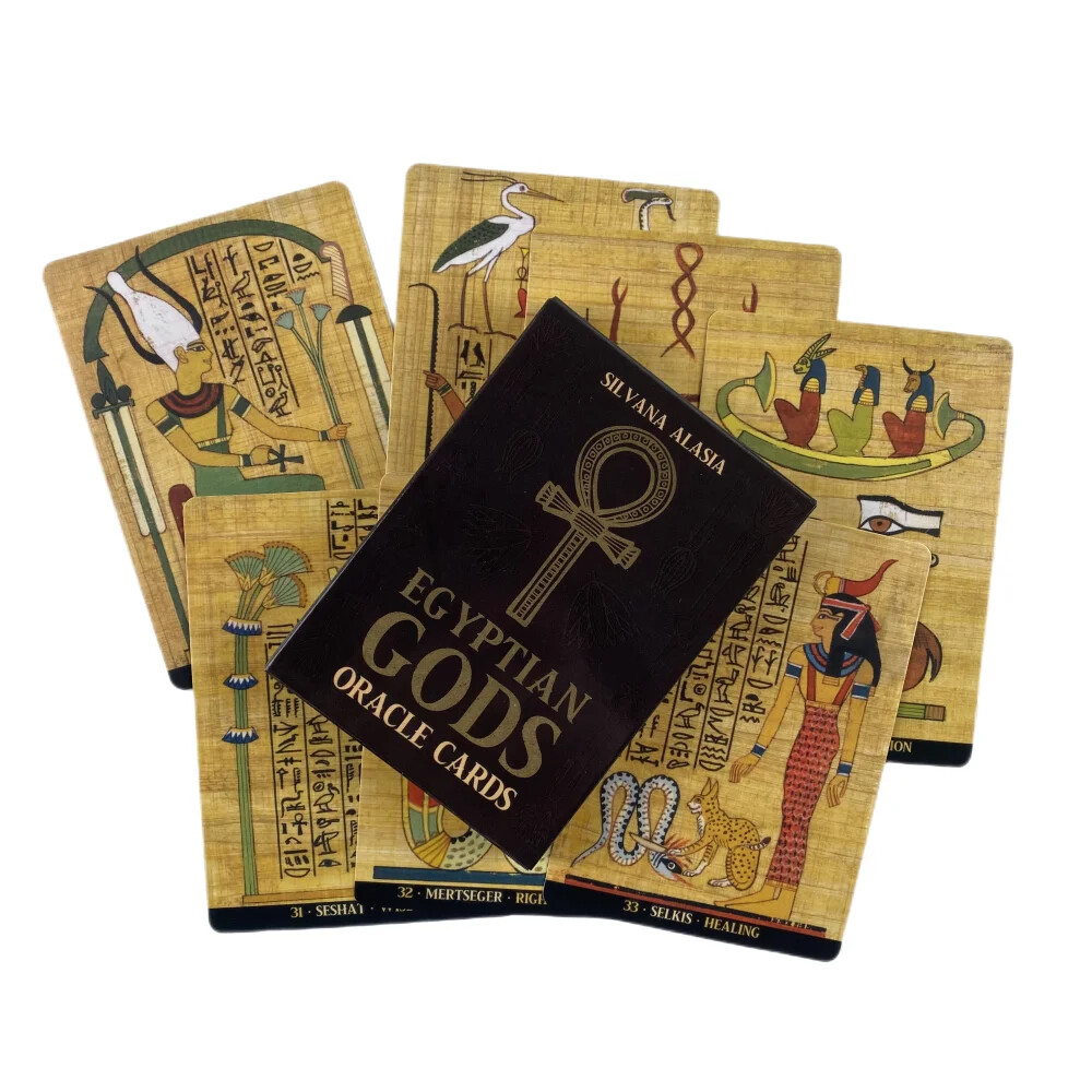Egyptian Gods Oracle Cards Tarot Divination Deck English Vision Edition ...