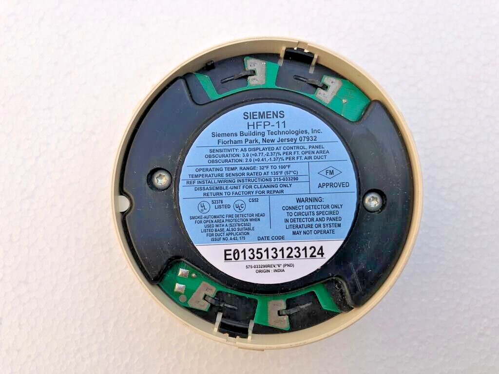 Wheelock Fire Alarms FP-11 Intelligent Fire Detector, Data Sheet ...