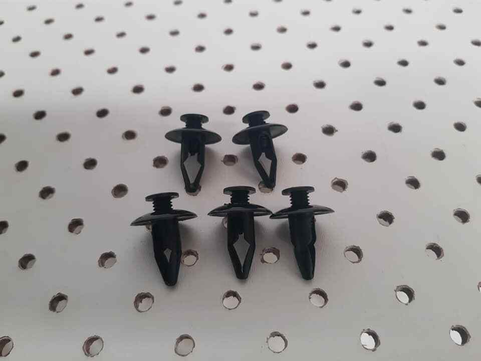 NEW 5 PIECE BLACK SCRIVET KIT FOR FORD BA BF FALCON SUITS GRILLE BUMPER ...