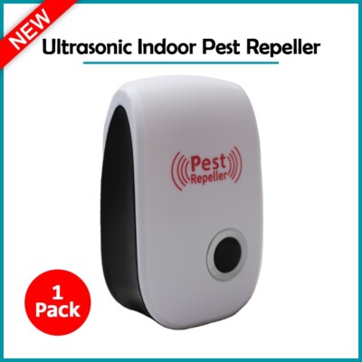 B2G1 FREE Electronic Ultrasonic Pest Repeller Control Repellent Mice ...