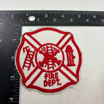 Vintage Generic FIRE DEPARTMENT Patch (Firefighter) 441P | eBay