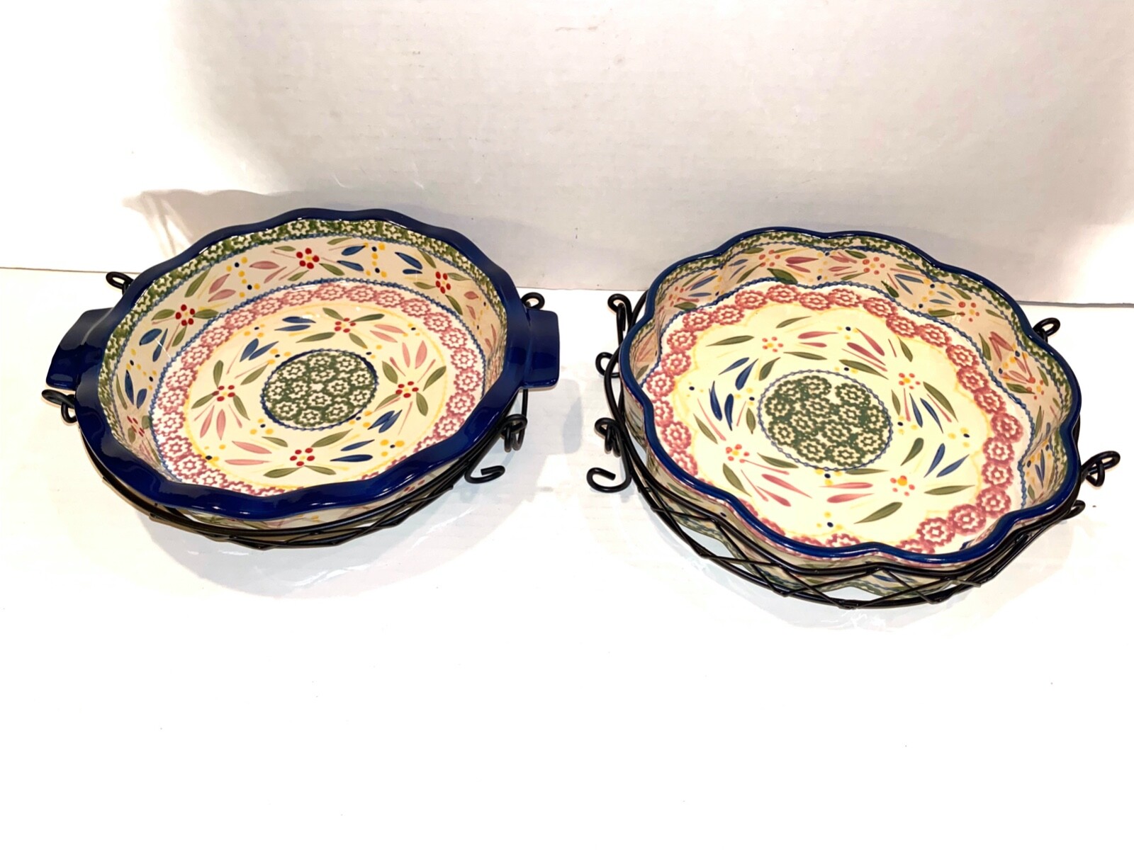 Temptations Old World Tara Casserole Dish Basket, 2 styles, 2 pieces ...