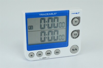 VWR Traceable Timer Flashing Led 2 Channel 5017 89140-198 | eBay