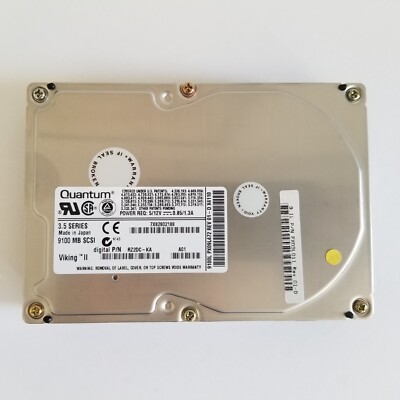 9.1GB 68 PIN SCSI HARD DISK DRIVE QUANTUM 9100L VIKING II PX09L472 PART ...