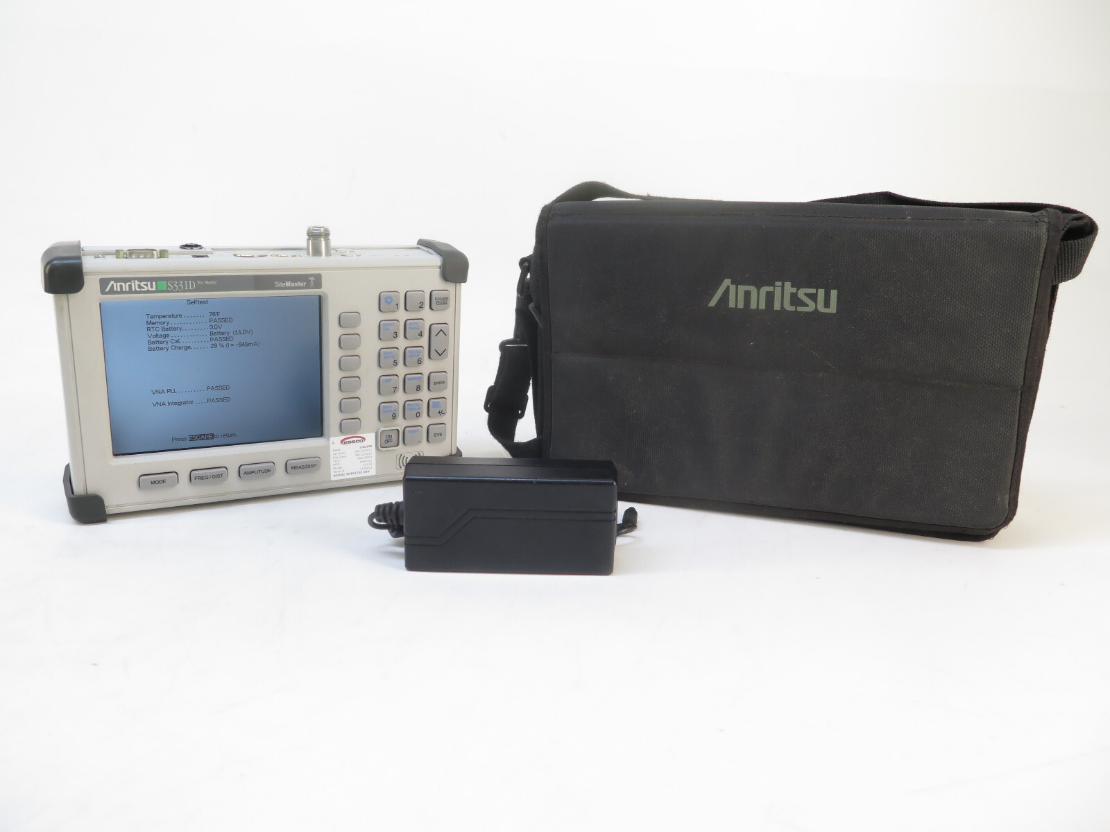 Anritsu S331D Site Master Cable & Antenna Analyzer SiteMaster S331 ...