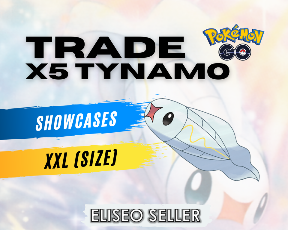 Tynamo XXL x5 - Pokemon Tynamo XXL GO - Showcase | eBay