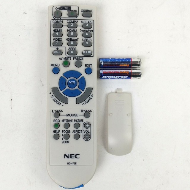 Genuine Original NEC Rd-472e Projector Remote Control OEM for sale ...