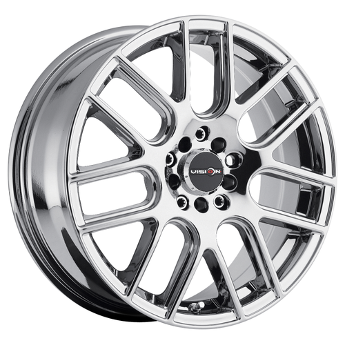 Vision 15x6.5 Wheel Chrome 426 Cross 5x112/5x4.5 +38mm Aluminum Rim | eBay