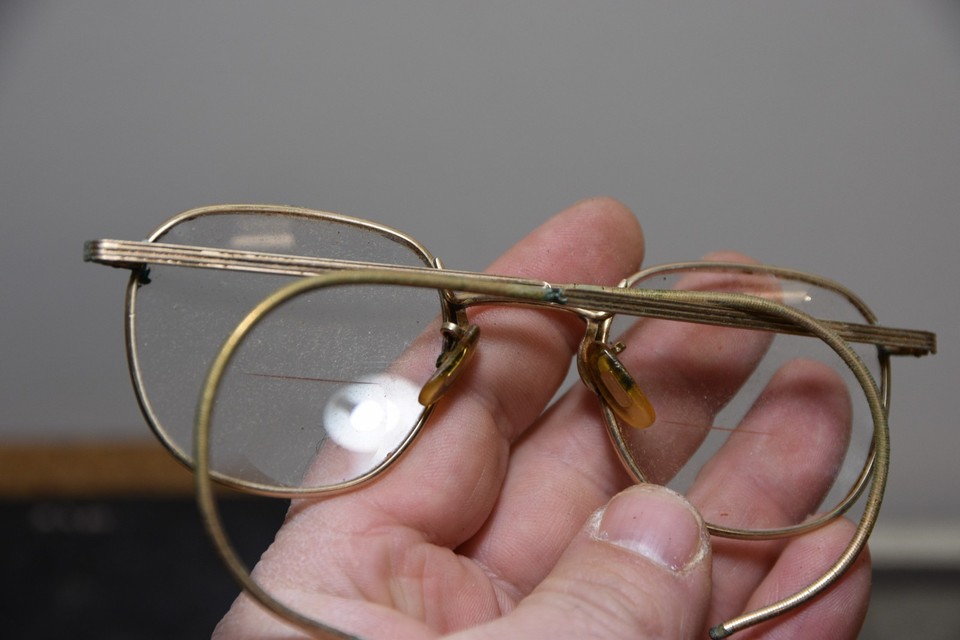 Vintage GLASSES AO American Optical FUL VUE Frames EYEGLASSES 12K Gold ...