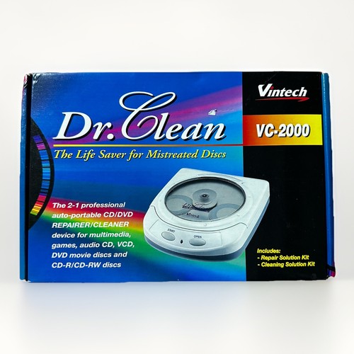 Vintech Dr. Clean Professional CD DVD Bluray Cleaner Scratch Repair Kit ...