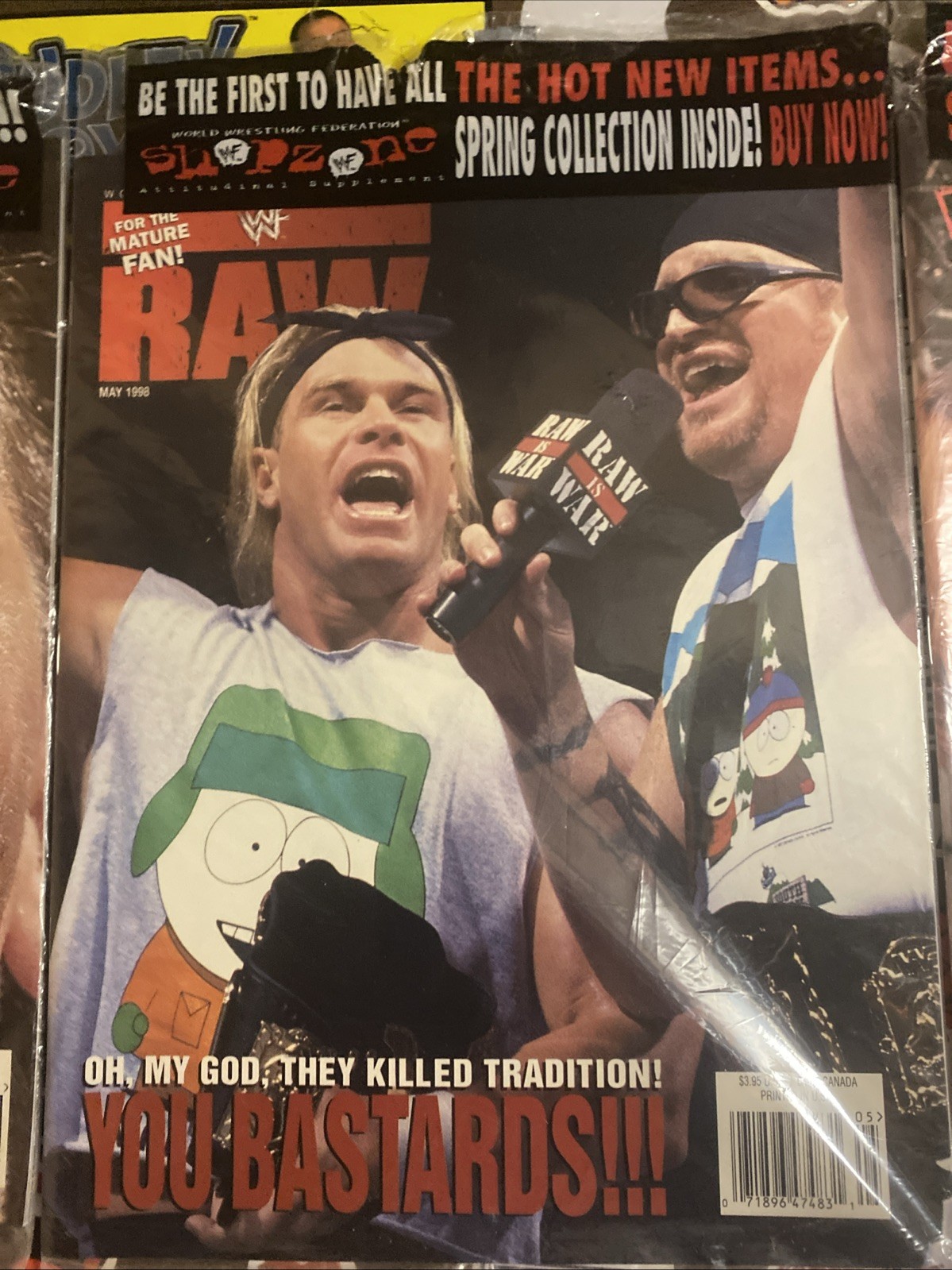 Lot Of 5 1998 WWF WWE Magazines - With Bags Opened | eBay