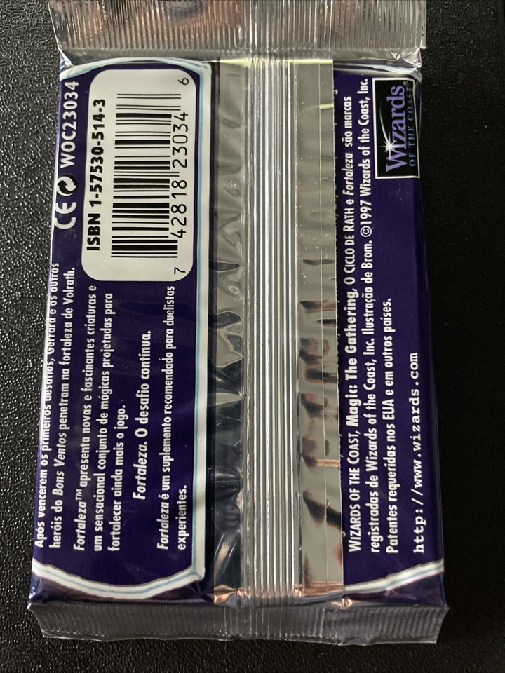 WotC Magic The Gathering Stronghold Booster Pack Sealed PORTUGUESE Free ...