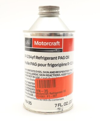NEW Motorcraft PAG Refrigerant Oil R1234YF 7 oz. Bottle YN-35 | eBay