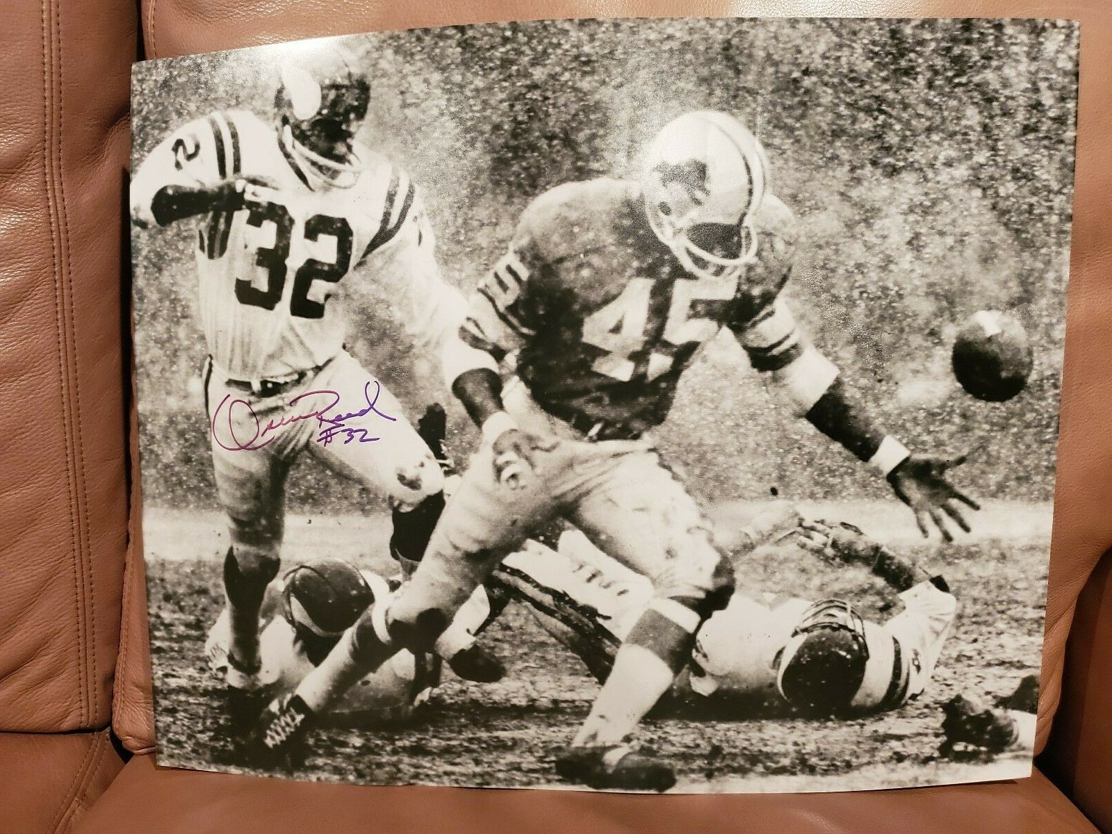 Oscar Reed Minnesota Vikings Autographed Signed 16x20 Photo #1 COA RARE ...