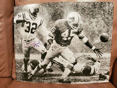 Oscar Reed Minnesota Vikings Autographed Signed 16x20 Photo #1 COA RARE ...