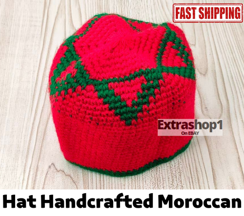 Handcrafted Red Moroccan Marrakech Hat Headgear for Muslim Men | eBay