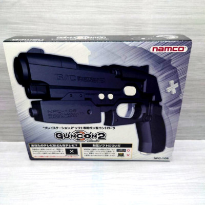 Namco PS2 GUNCON 2 Gun Controller ＆ Cable Work for CRT TV Only ...