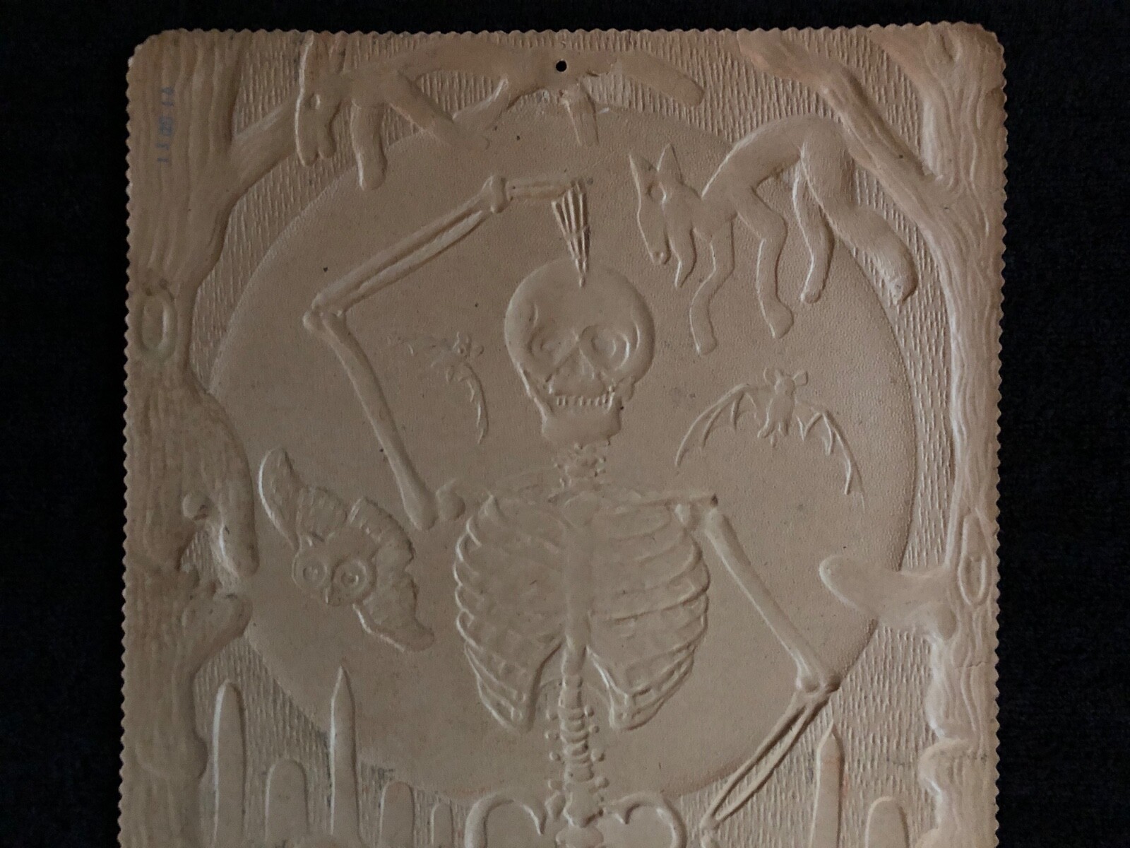 Incredibly Rare Vintage Halloween Skeleton Die-cut Beistle 1932 | eBay